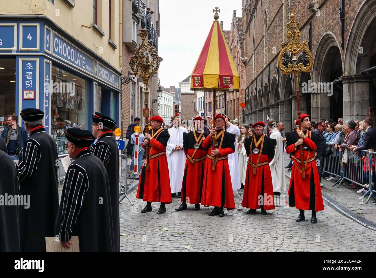The annual Procession of the Holy Blood, Heilig Bloedprocessie, in ...