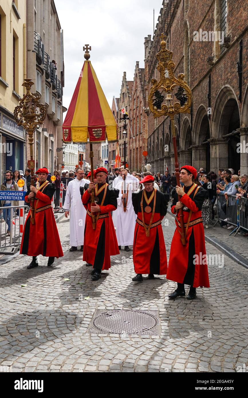 The annual Procession of the Holy Blood, Heilig Bloedprocessie, in ...