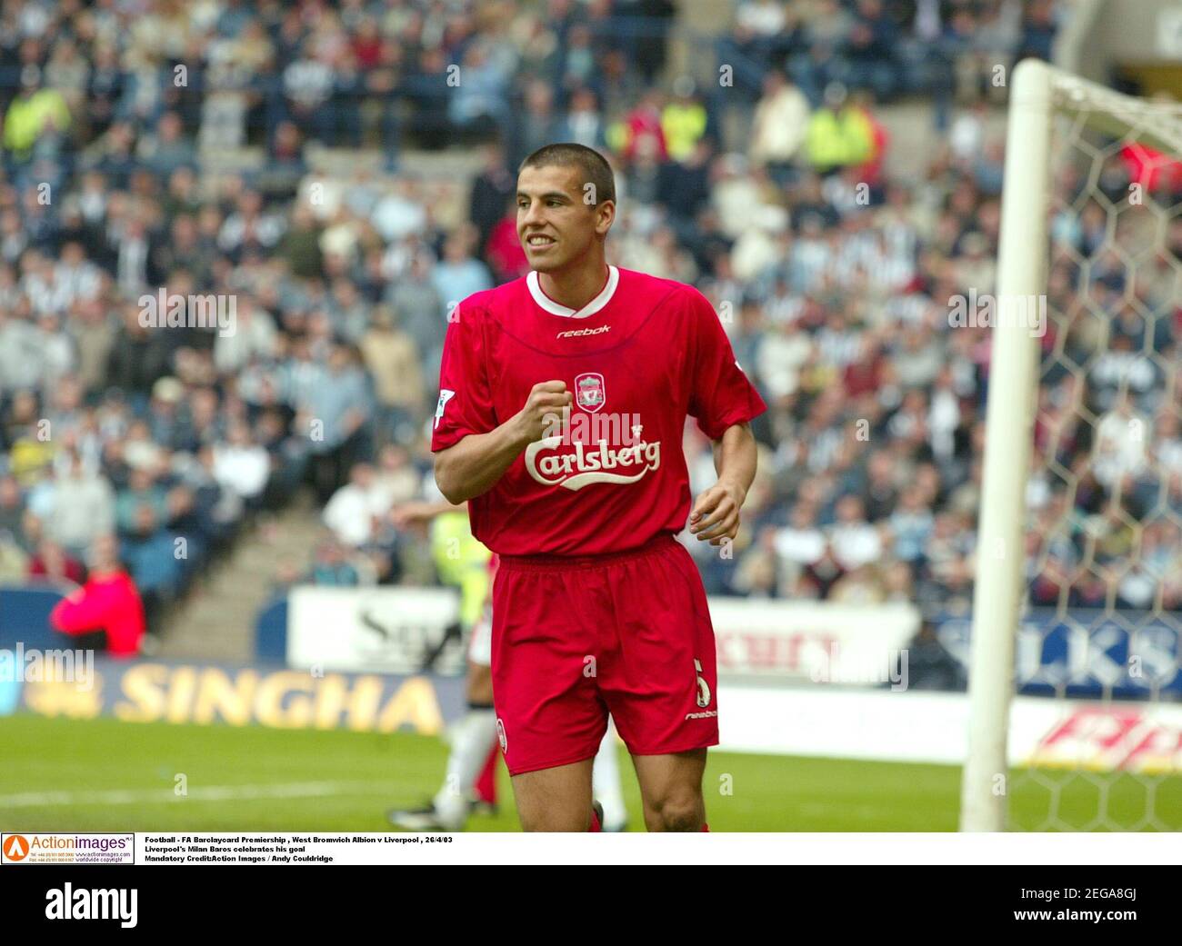 Milan baros celebrates hi-res stock photography and images - Alamy