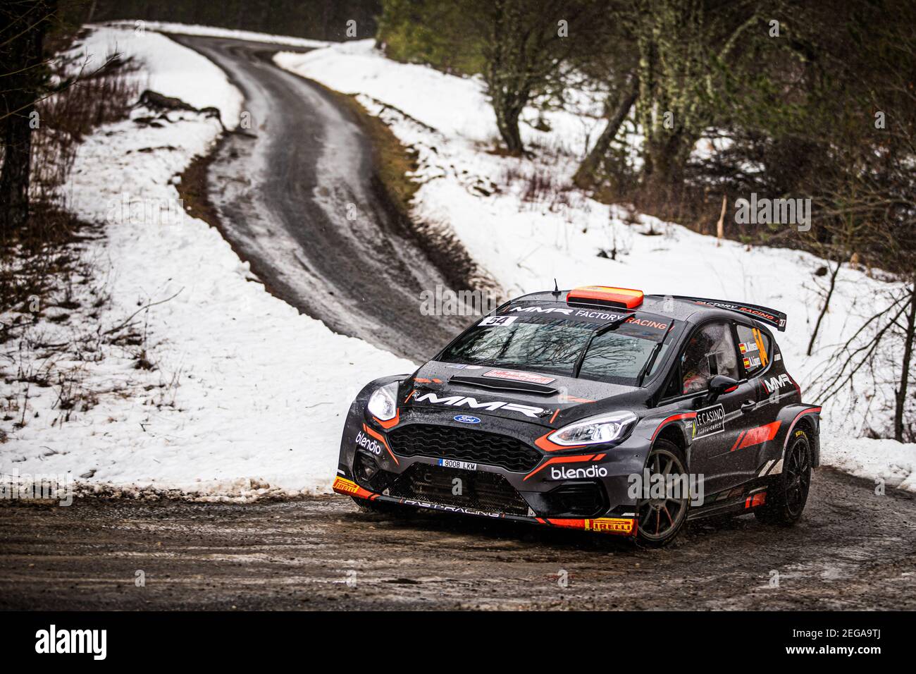 54 Daniel ALONSO (ESP), FORD Fiesta Rally 2, RC2 Rally2, action during ...