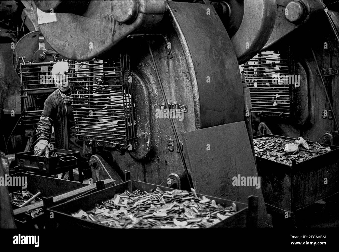Woman Operating Heavy Machinery Stock Photo - Alamy