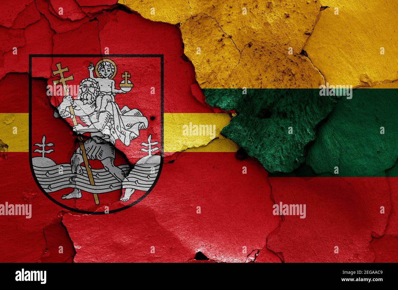 Flag of vilnius hi-res stock photography and images - Alamy