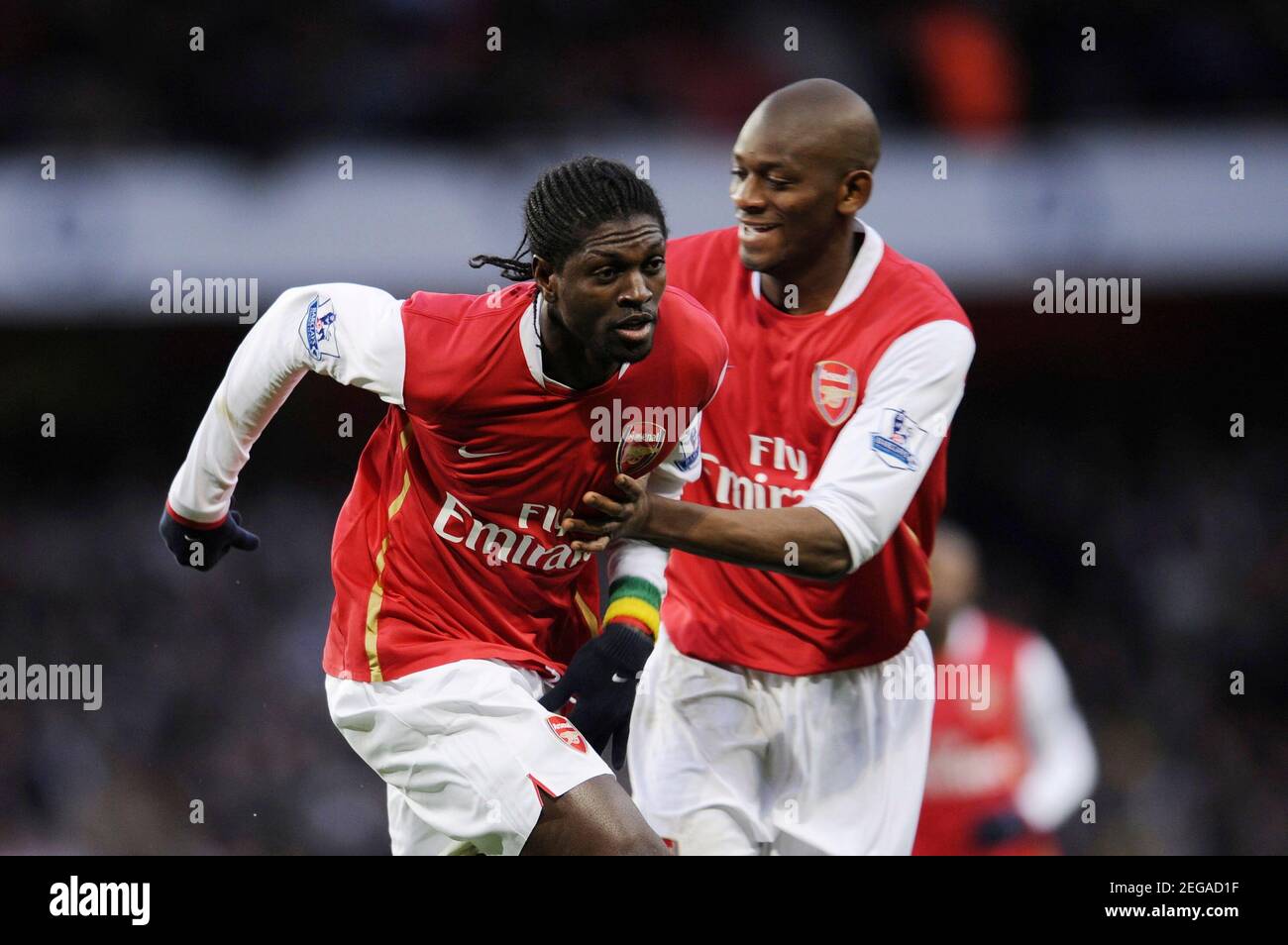 Abou diaby celebrates hi-res stock photography and images - Alamy