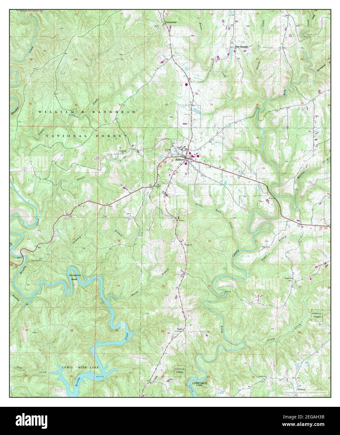 Addison, Alabama, map 1969, 1:24000, United States of America by ...