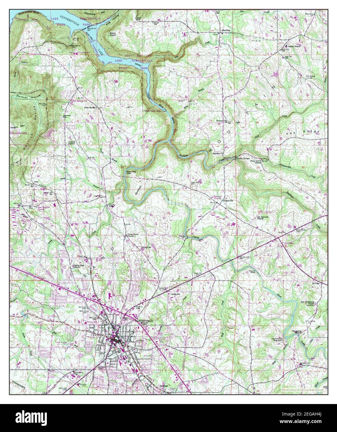 Map of albertville hi-res stock photography and images - Alamy