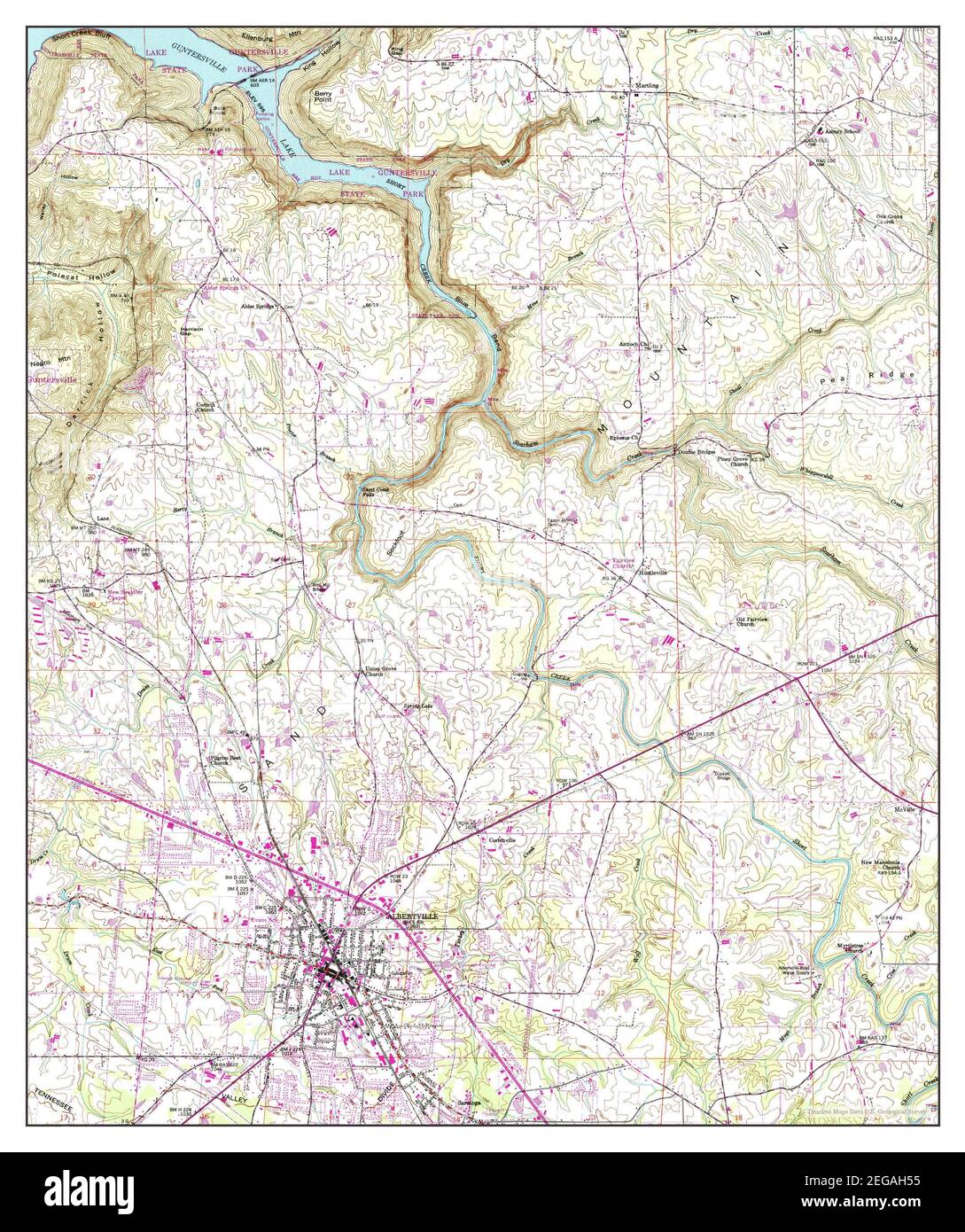 Map of albertville hi-res stock photography and images - Alamy