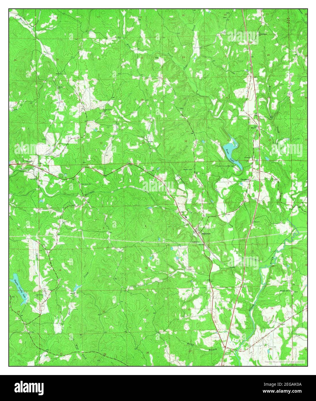 Bankston, Alabama, map 1967, 1:24000, United States of America by ...