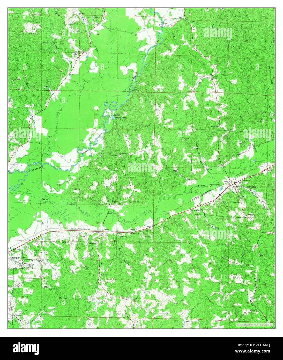 Map of beaverton hi-res stock photography and images - Alamy