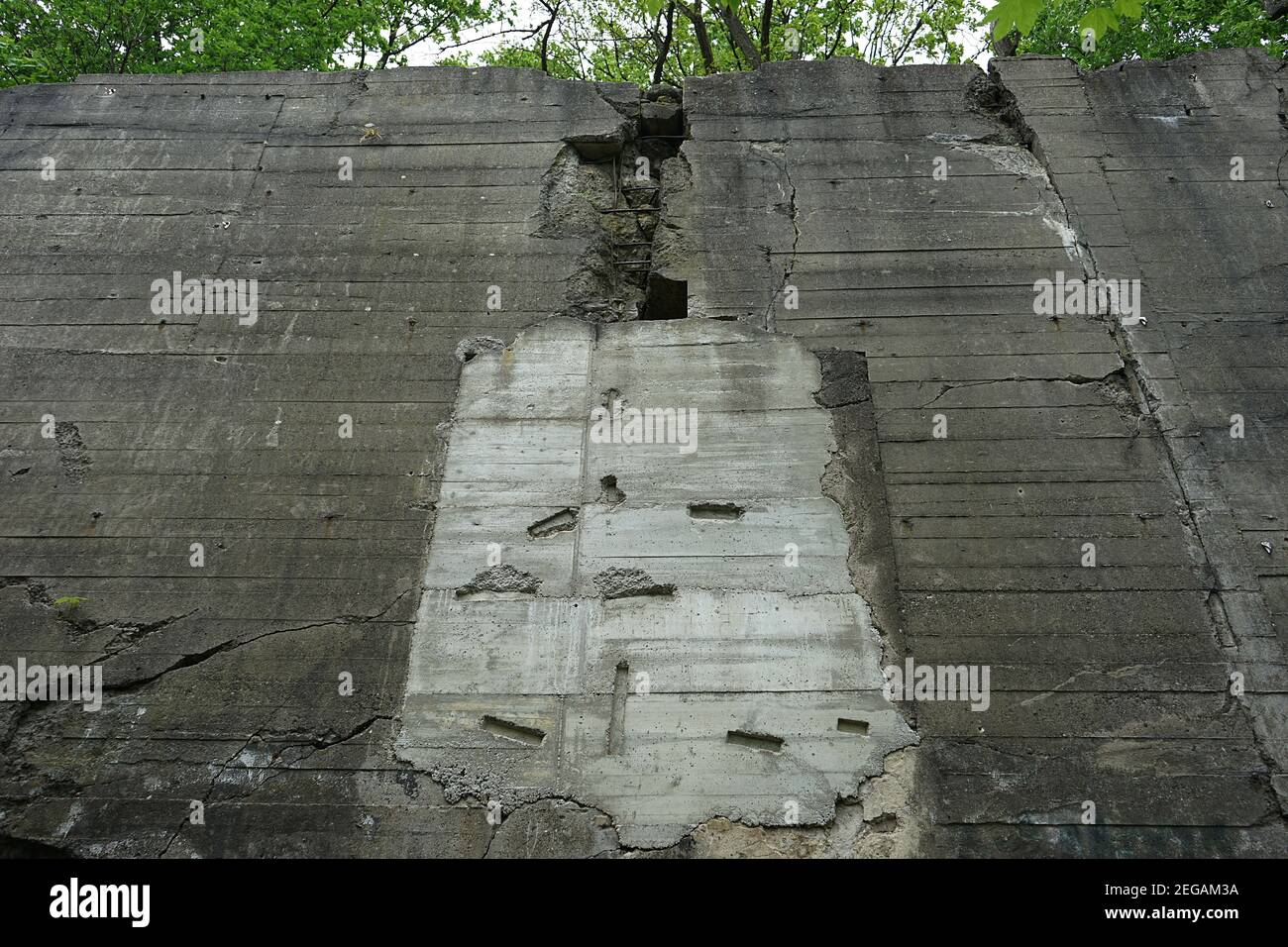 Kleiner Bunker at Humboldthain Park in Berlin Stock Photo - Alamy