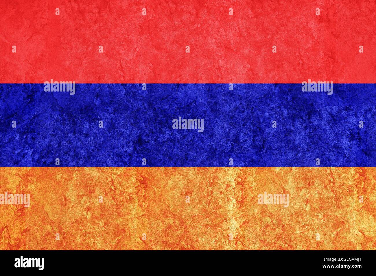 Armenia Metallic flag, Textured flag, grunge flag Stock Photo - Alamy