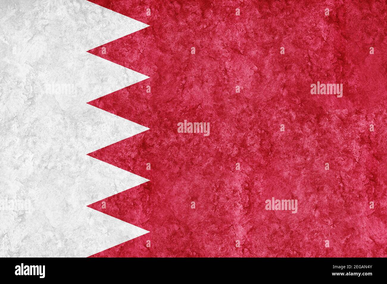 Bahrain Metallic flag, Textured flag, grunge flag Stock Photo - Alamy