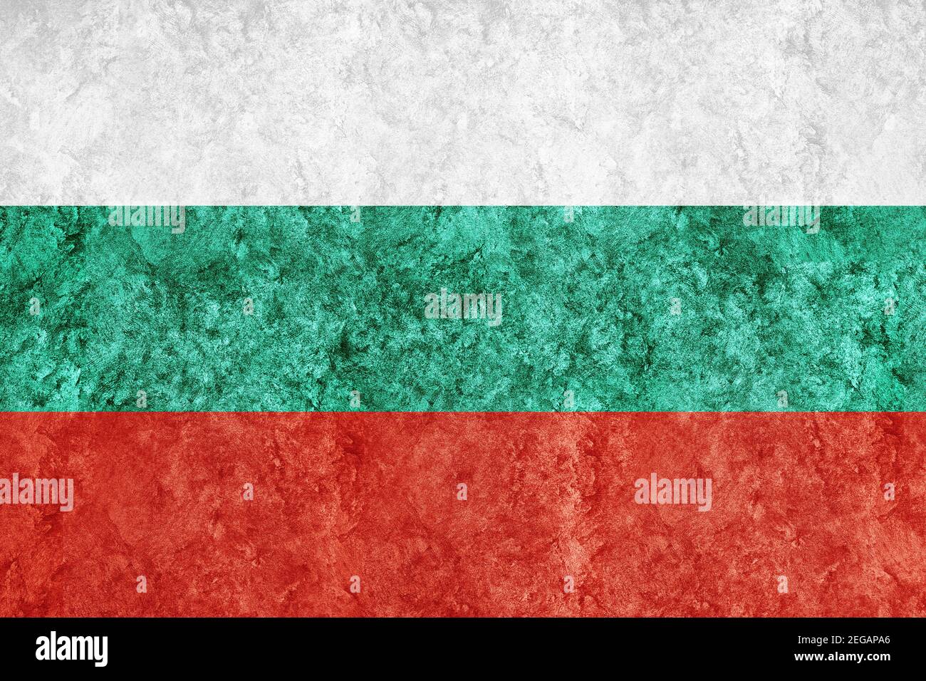 Bulgaria Metallic flag, Textured flag, grunge flag Stock Photo - Alamy