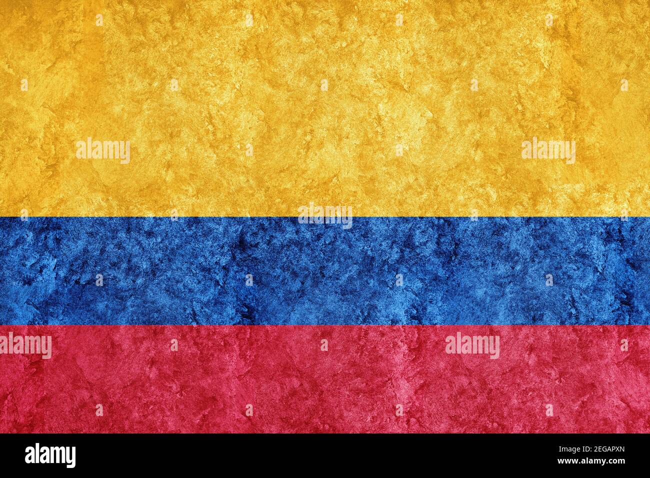 Colombia Metallic flag, Textured flag, grunge flag Stock Photo - Alamy