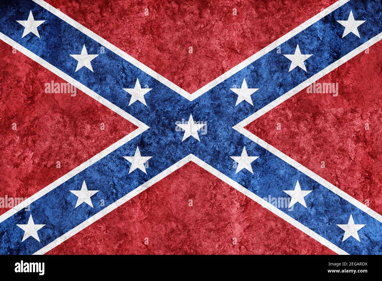 Confederate Metallic flag, Textured flag, grunge flag Stock Photo - Alamy