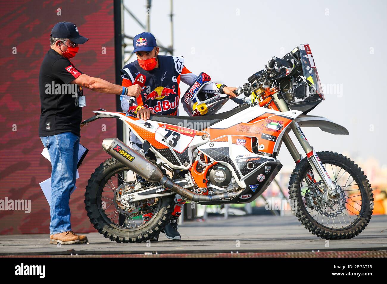 #73 Jaffar Mohammed (kwt), KTM, Duust Rally Team, Moto, Bike, action ...