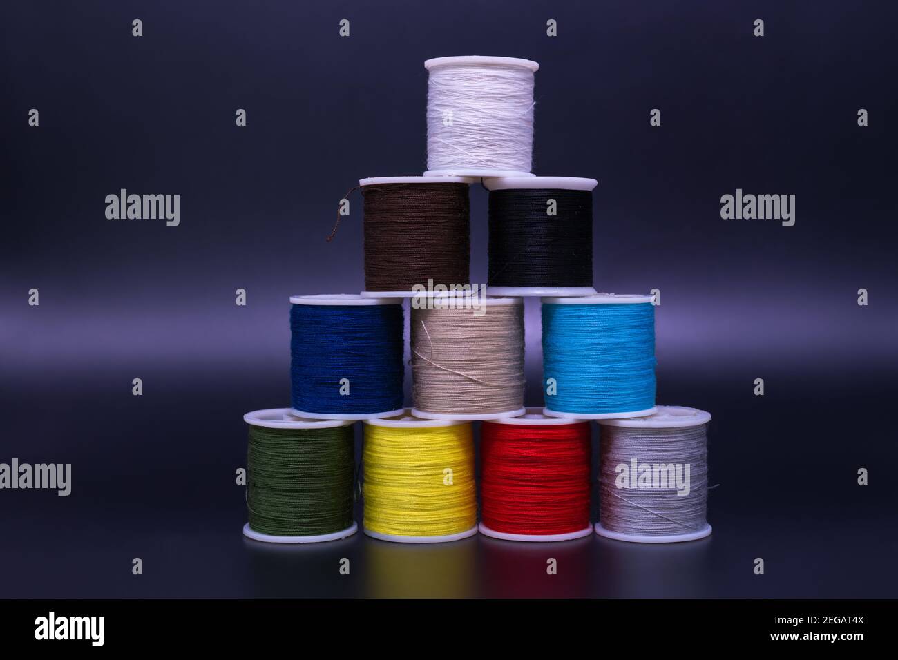 Gray spool of thread hi-res stock photography and images - Alamy