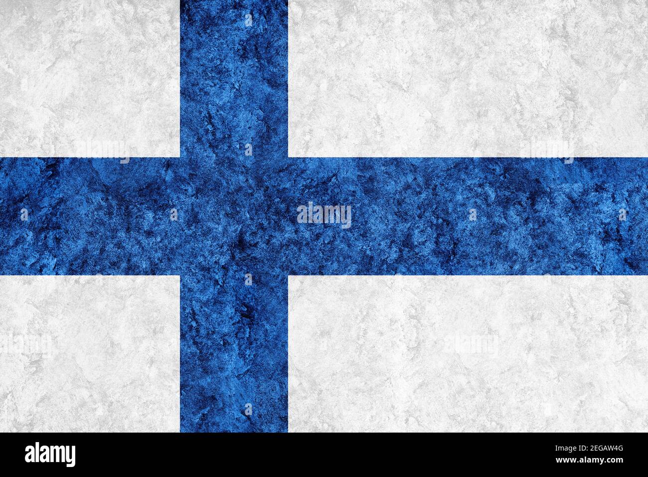 Finland Metallic flag, Textured flag, grunge flag Stock Photo - Alamy