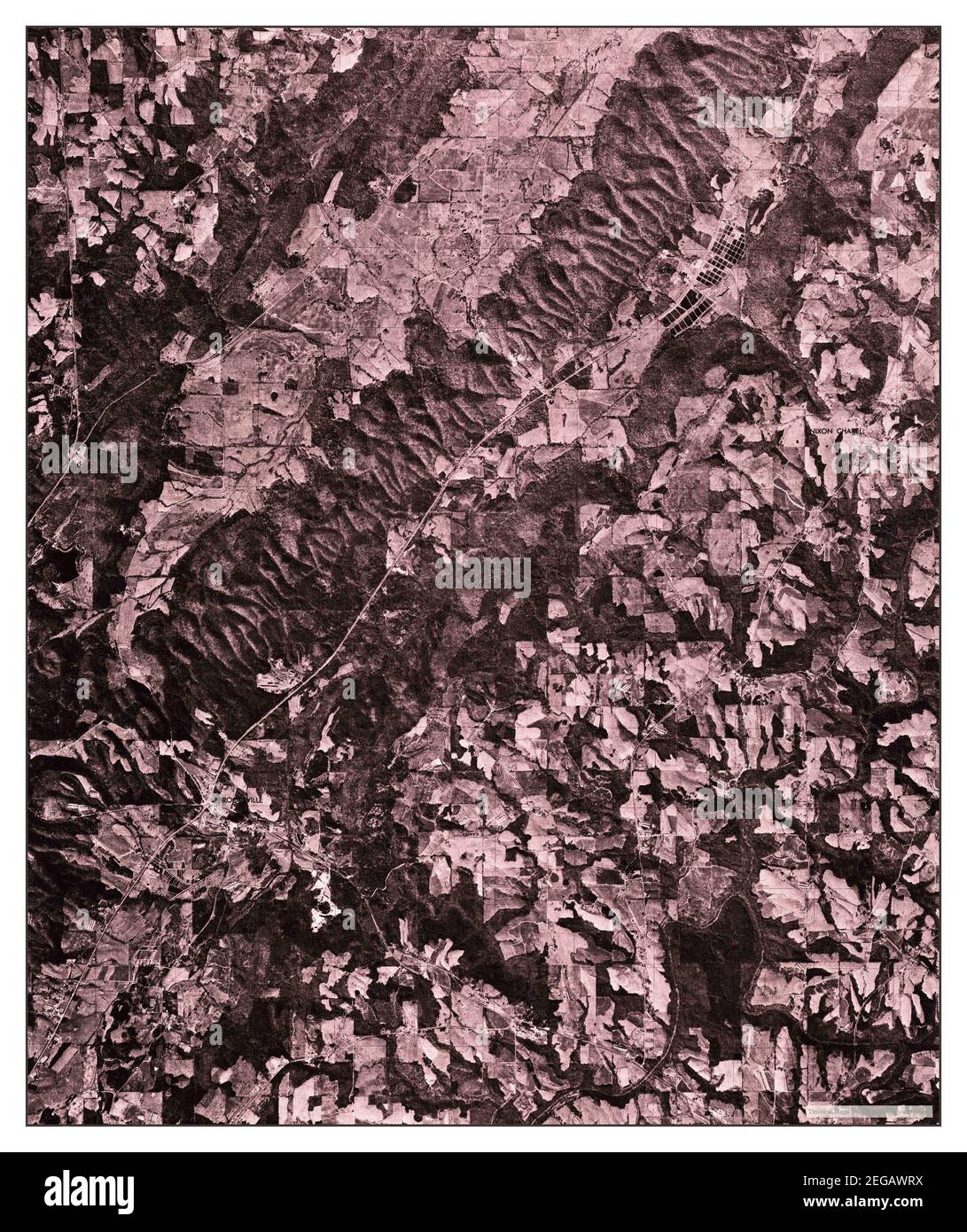 Brooksville, Alabama, map 1975, 1:24000, United States of America by ...
