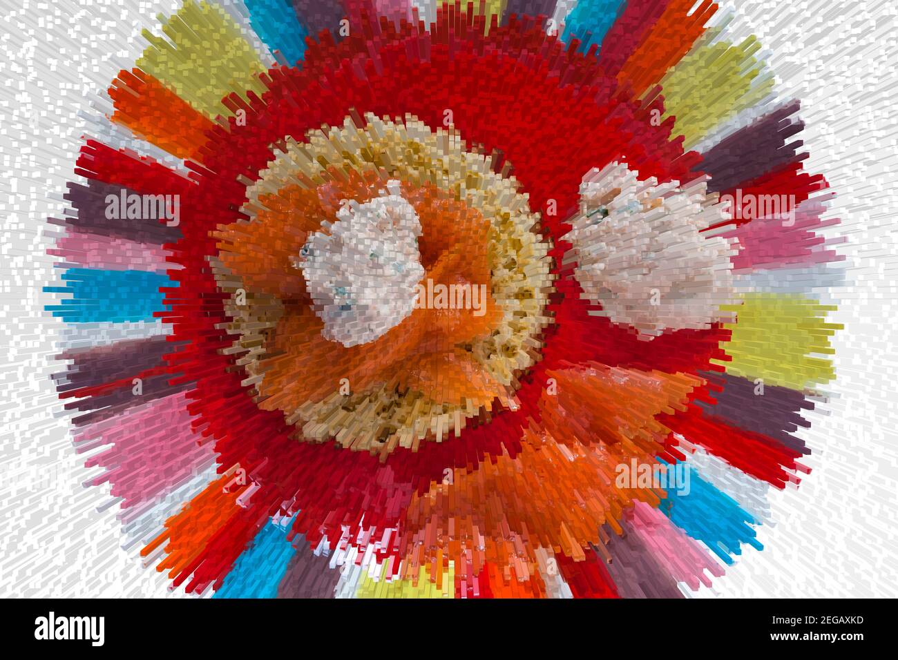 bright multi coloured abstract background - explosion of colour Stock ...