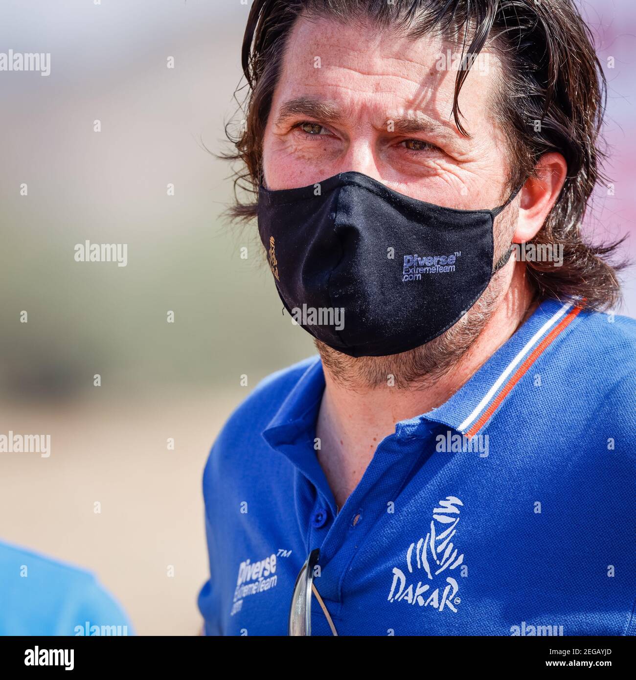 Castera David, Director of the Dakar Rally, portrait during the Dakar ...