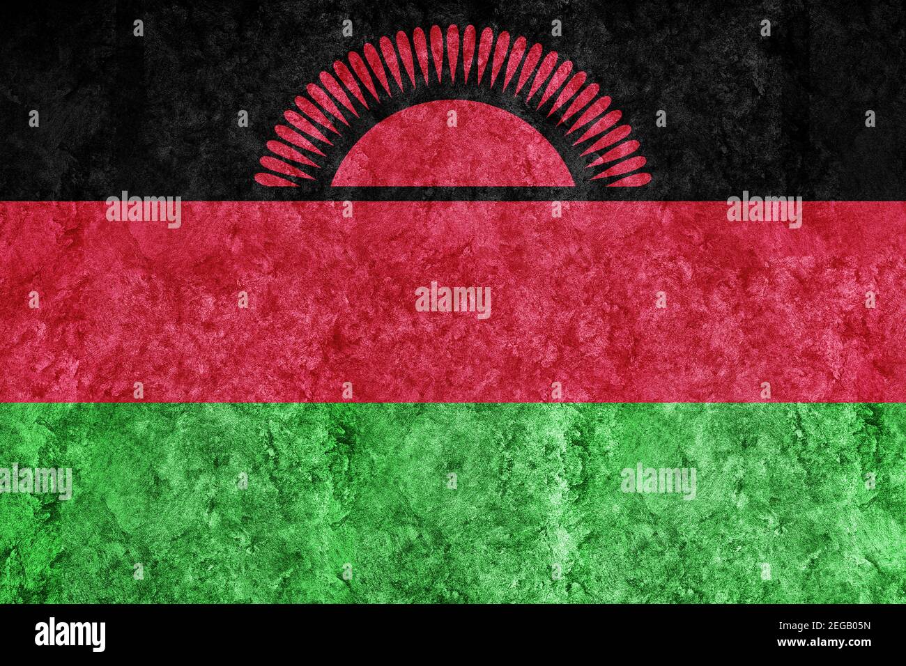 Malawi Metallic flag, Textured flag, grunge flag Stock Photo - Alamy