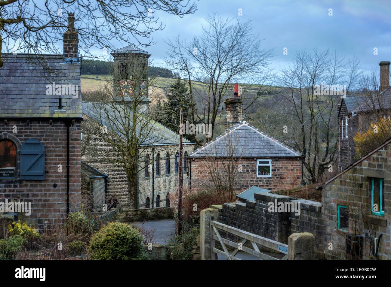 Holy Trinity Church Dobcross Stock Photo - Alamy