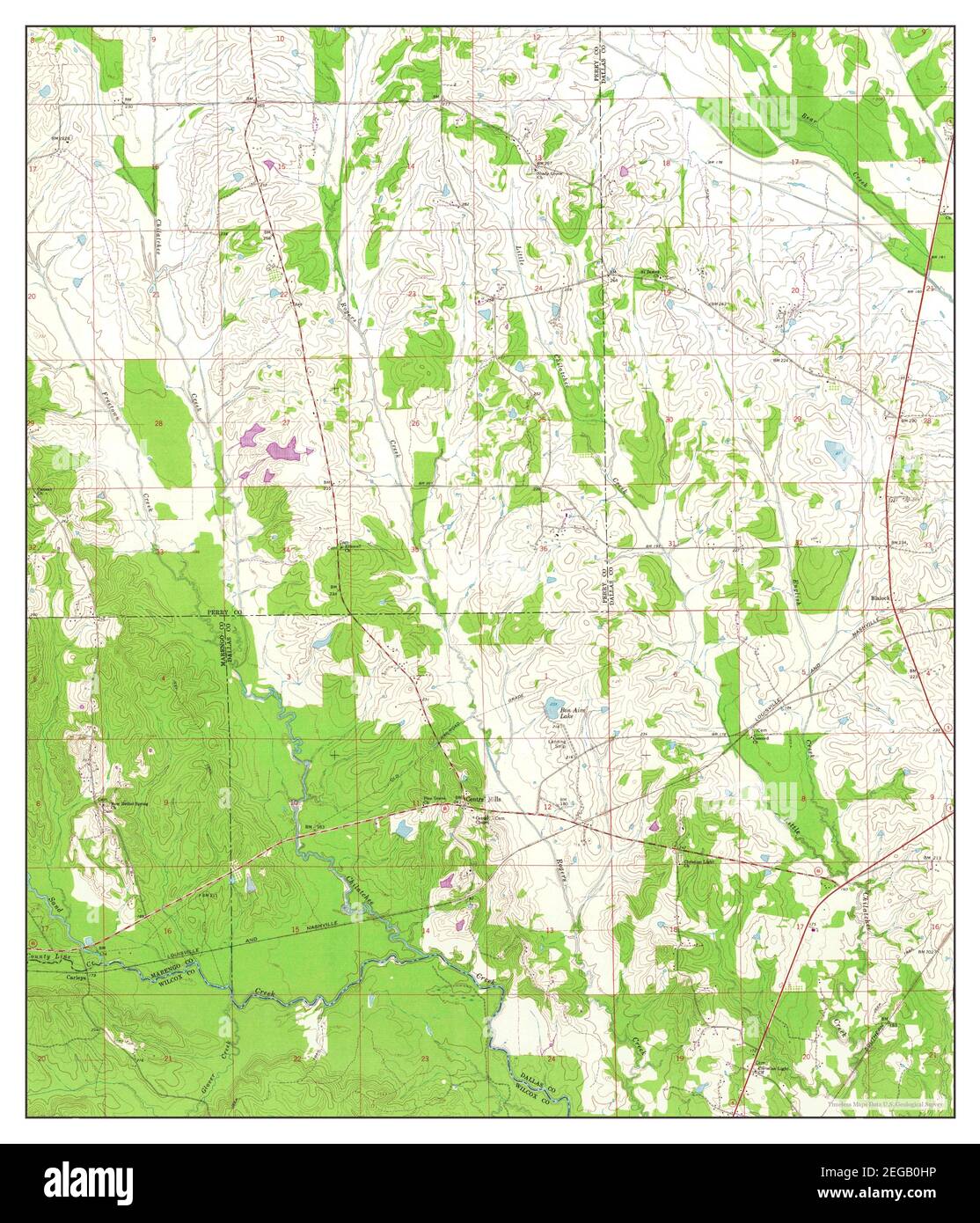 Central Mills, Alabama, map 1968, 1:24000, United States of America by ...