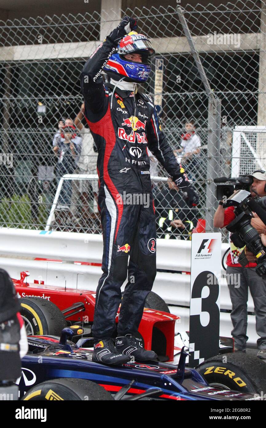 Red bulls mark webber monaco grand prix circuit de monaco hi-res stock ...