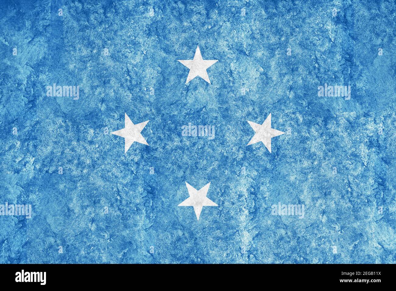 Micronesia Metallic flag, Textured flag, grunge flag Stock Photo - Alamy