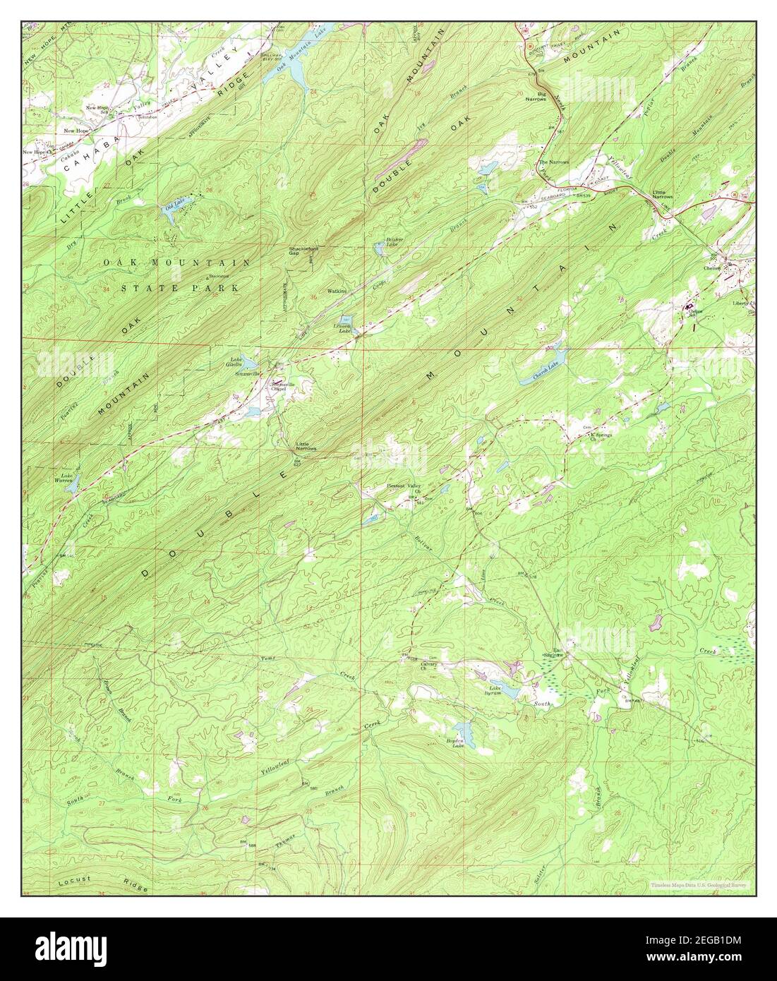 Chelsea, Alabama, map 1959, 1:24000, United States of America by ...
