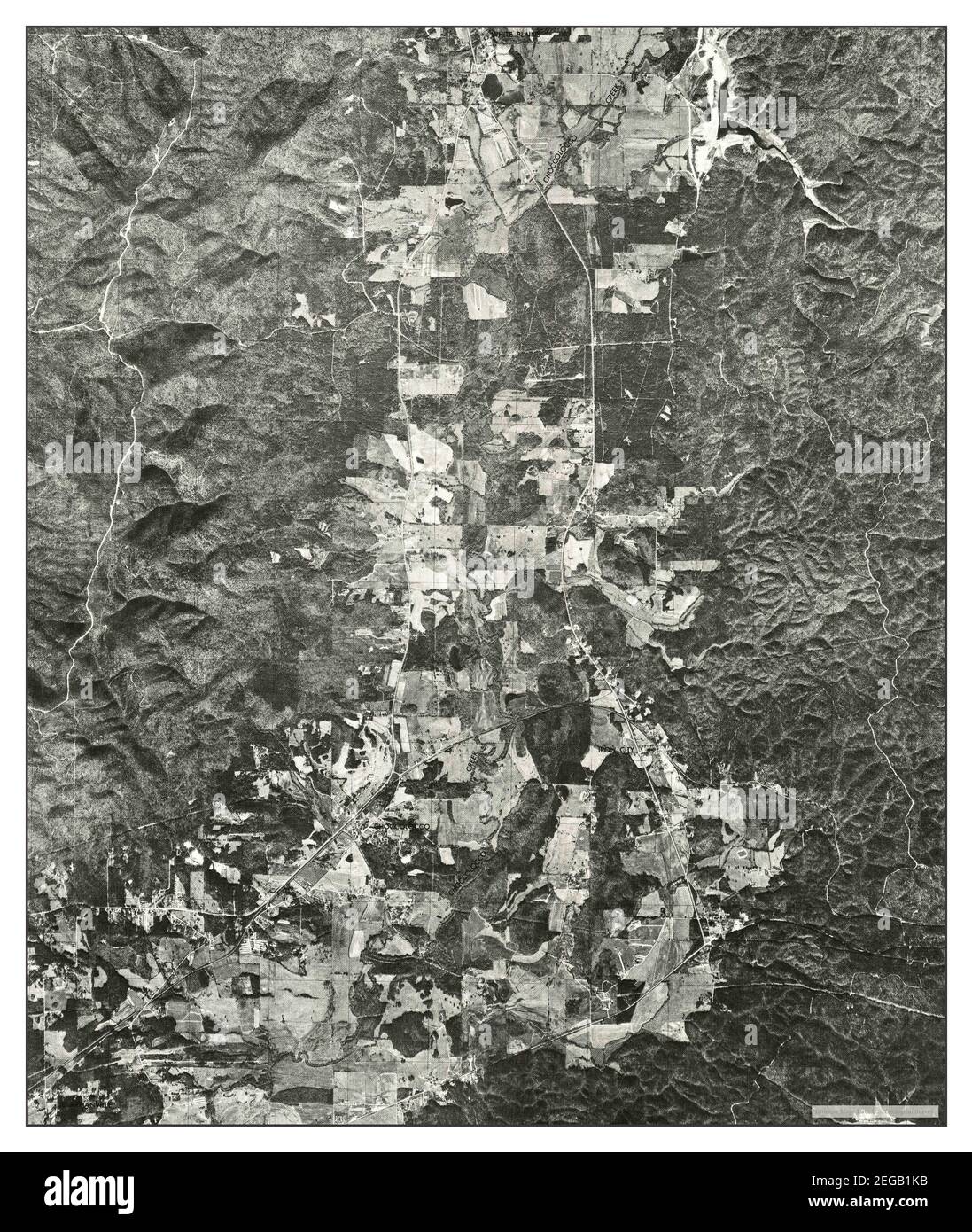 Choccolocco, Alabama, map 1975, 1:24000, United States of America by ...