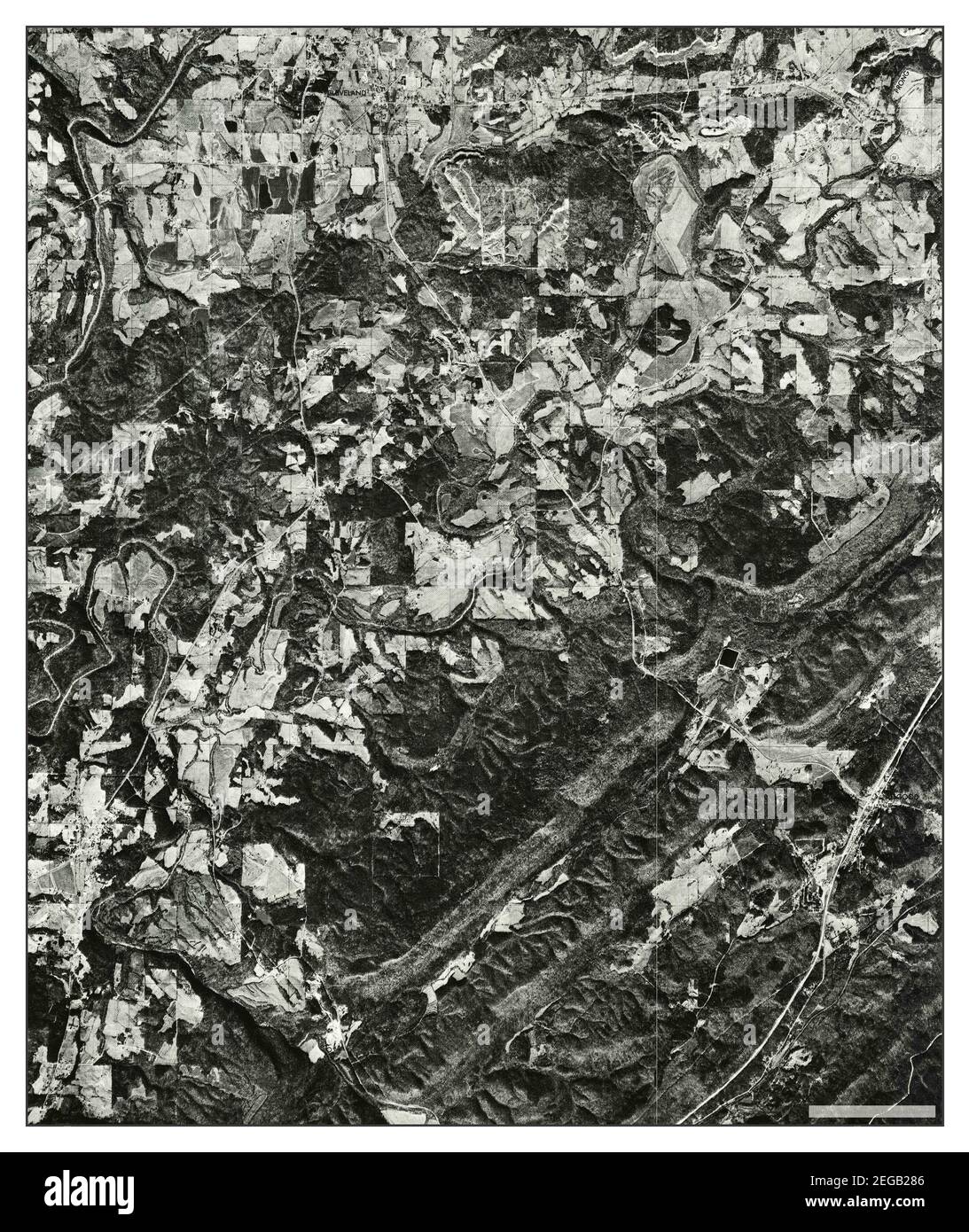 Cleveland, Alabama, map 1975, 1:24000, United States of America by ...