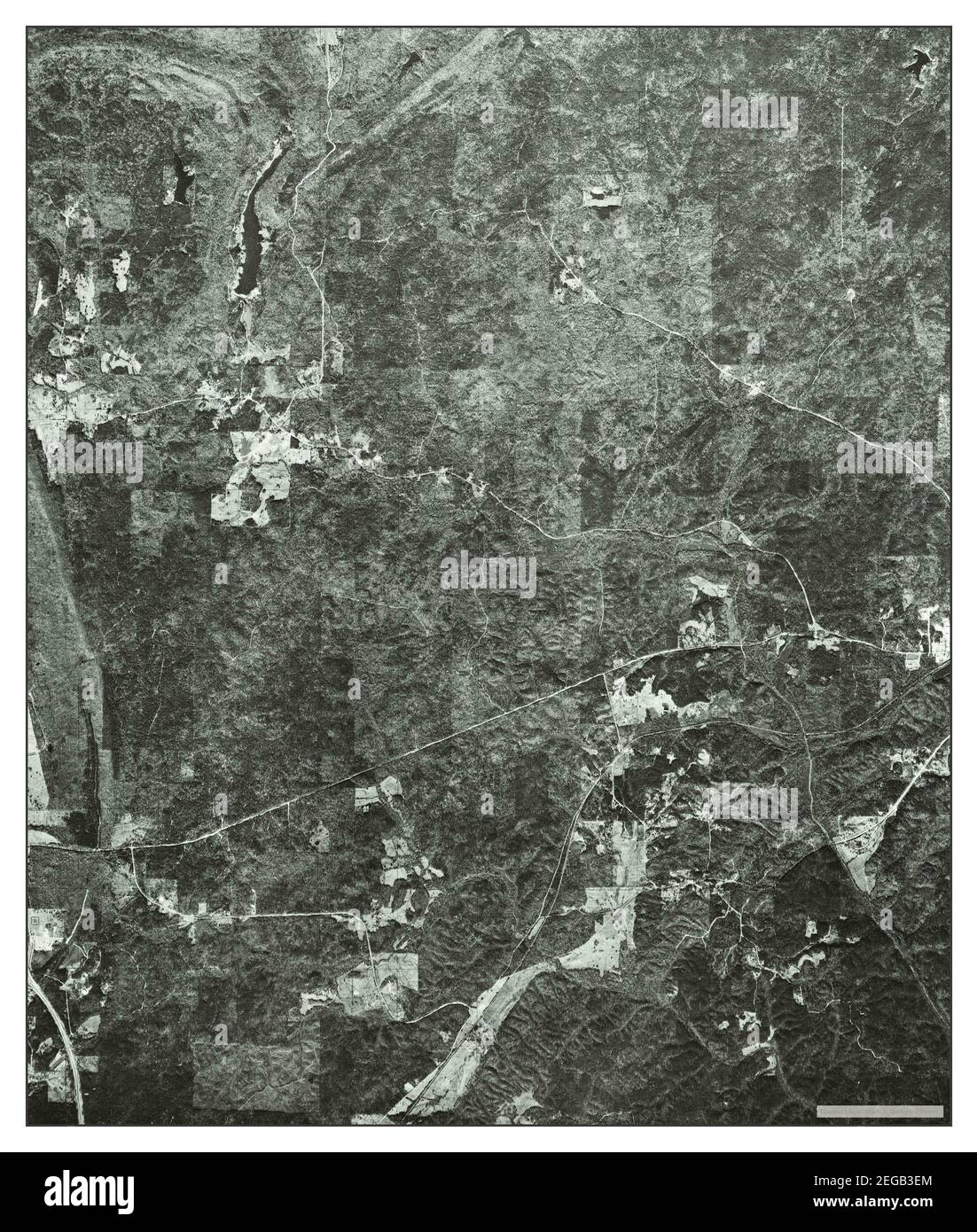 Columbiana NW, Alabama, map 1975, 1:24000, United States of America by ...