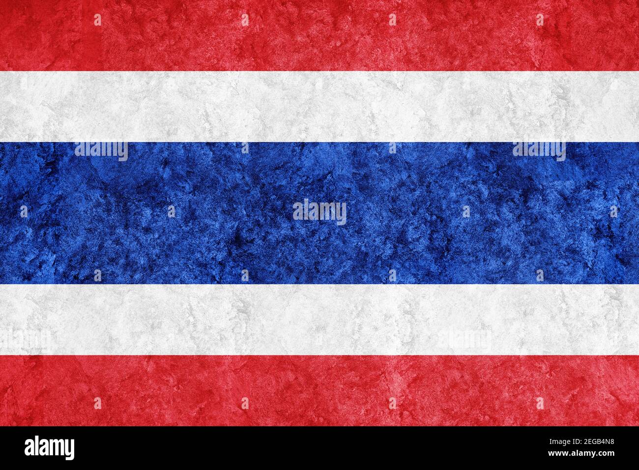Thailand Metallic flag, Textured flag, grunge flag Stock Photo - Alamy