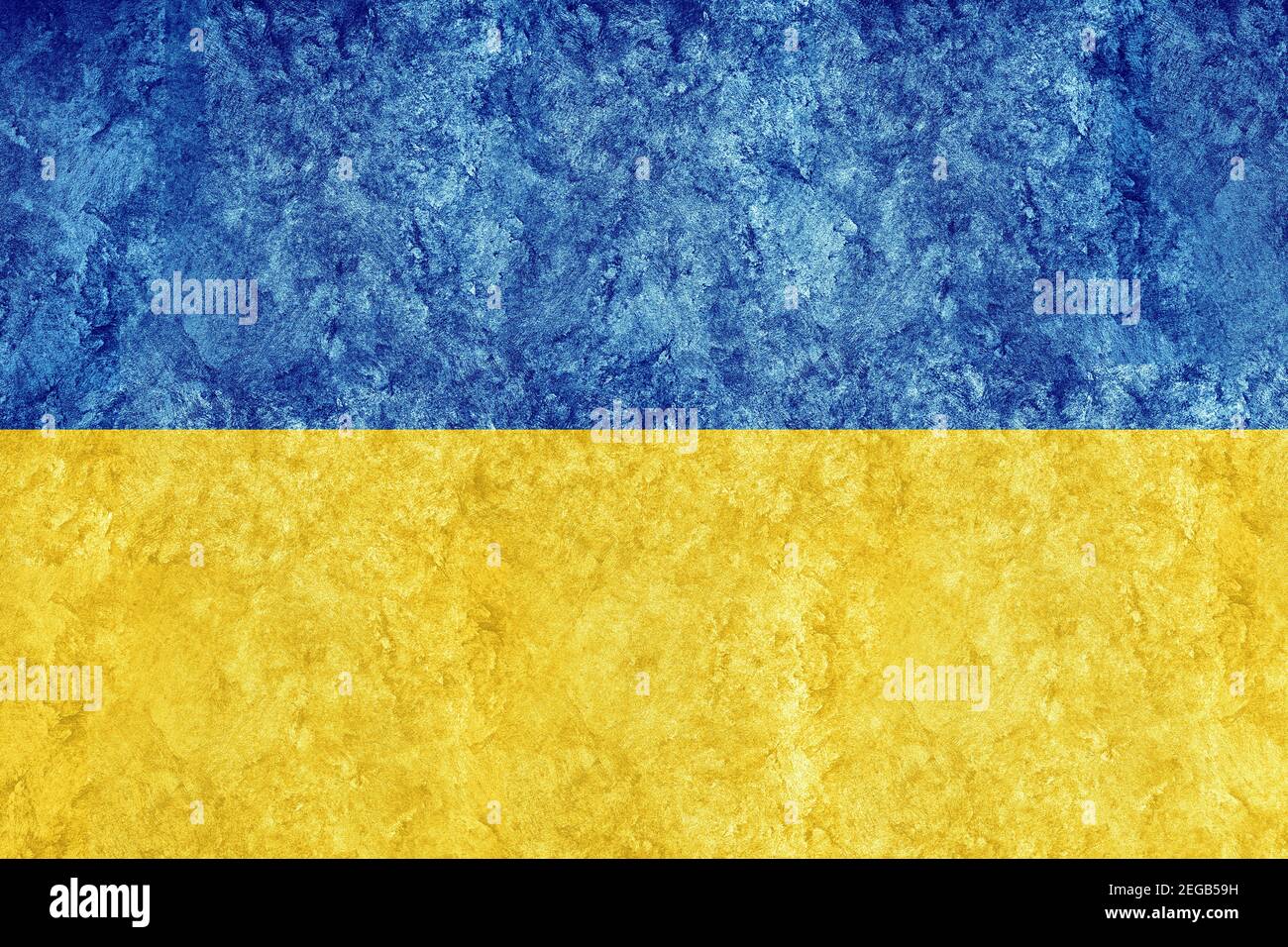 Ukraine Metallic flag, Textured flag, grunge flag Stock Photo - Alamy