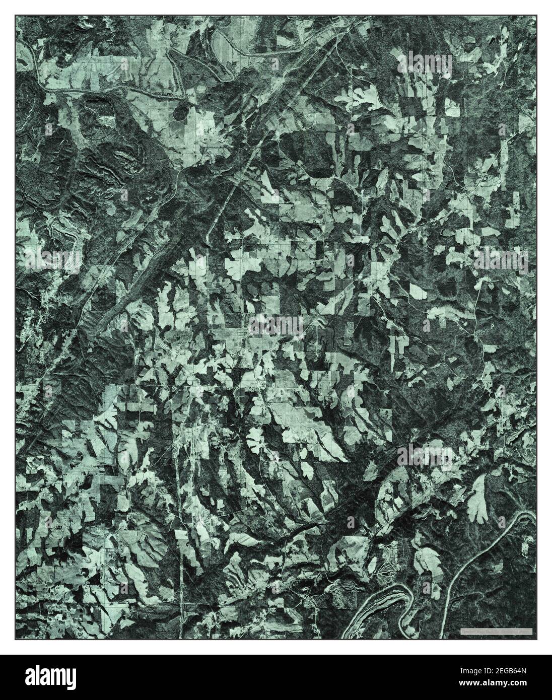 Creel, Alabama, map 1975, 1:24000, United States of America by Timeless ...