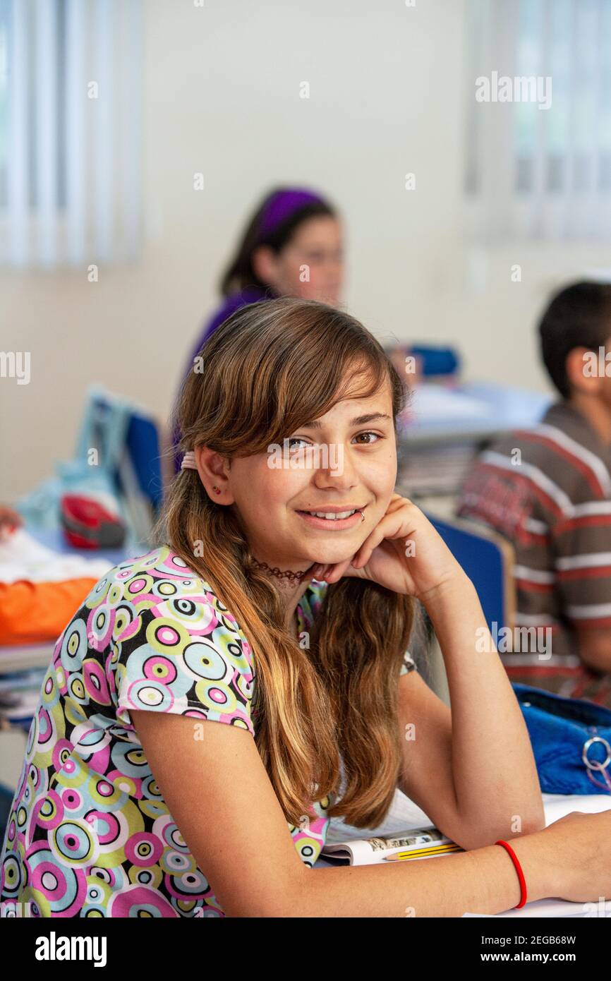 12 year old school girl hi-res stock photography and images - Alamy