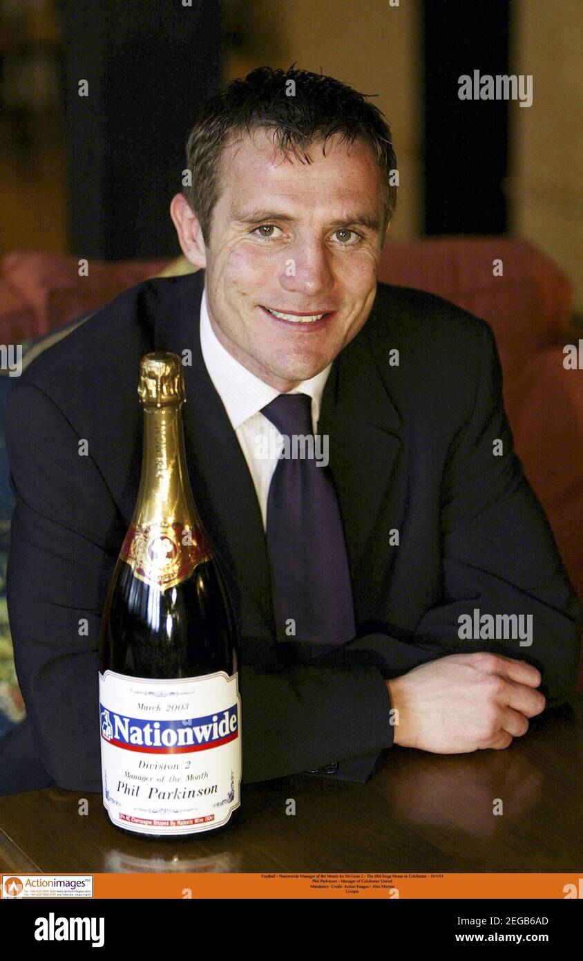 Colchester united manager phil parkinson hi-res stock photography and ...