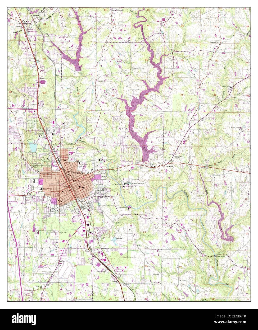 Cullman alabama map Cut Out Stock Images & Pictures - Alamy