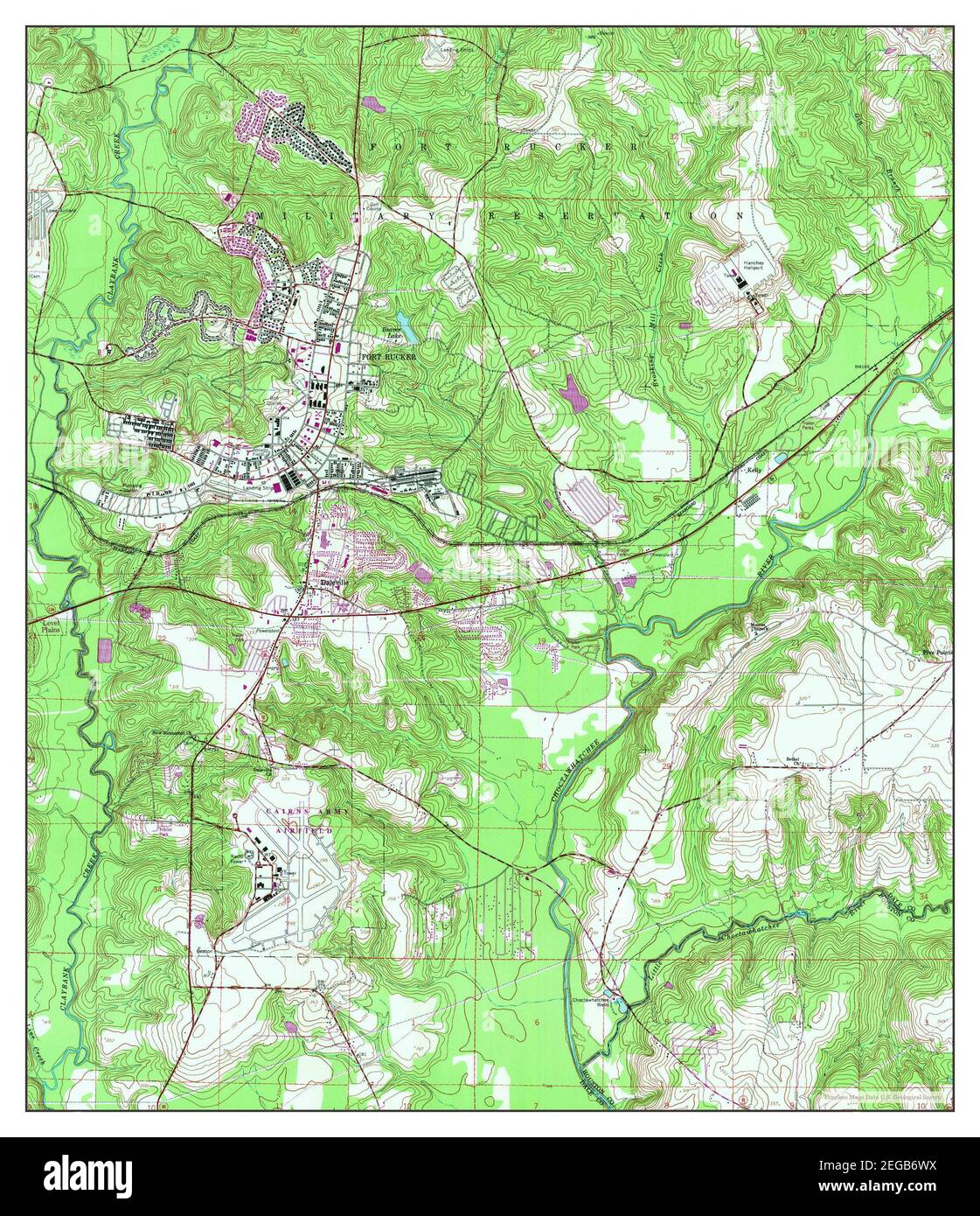 Map of daleville hi-res stock photography and images - Alamy
