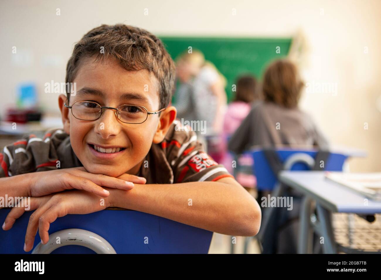 School children in a classroom Stock Photo - Alamy