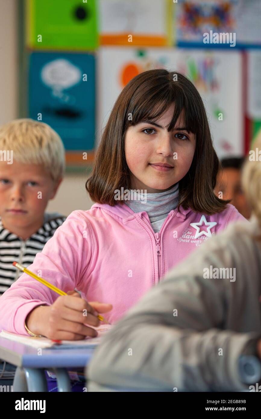 School children in a classroom Stock Photo - Alamy