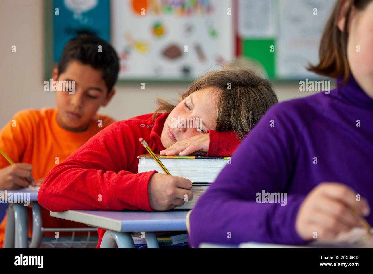 School children in a classroom Stock Photo - Alamy