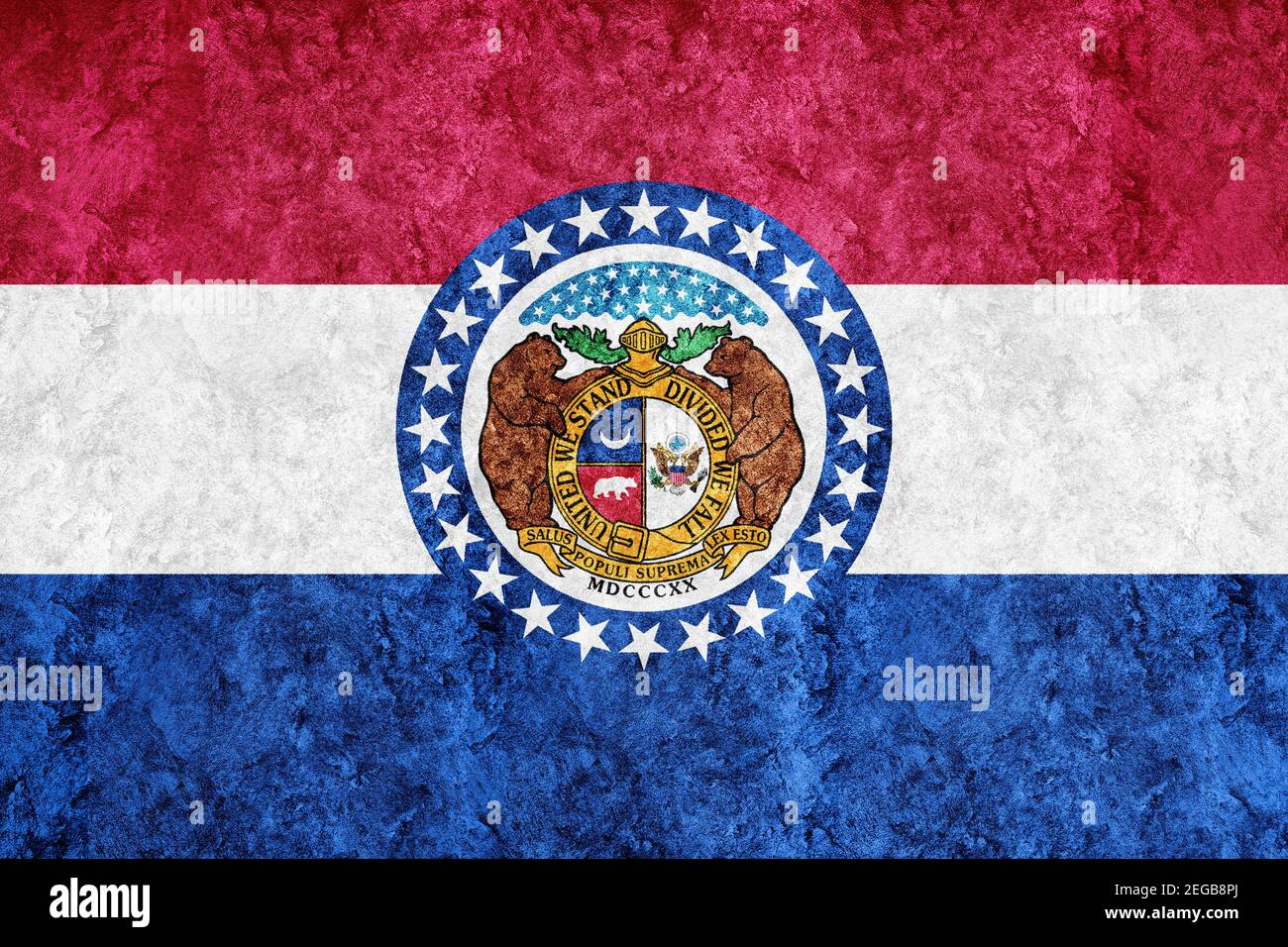 Metallic Missouri state flag, Missouri flag background Metallic texture ...