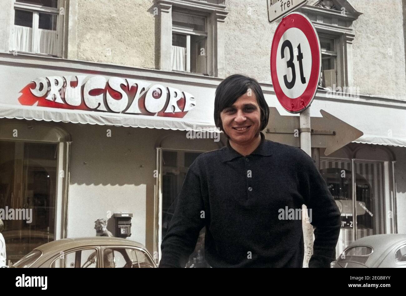 Der britische Sänger der Beatband "Governors", Casey Jones in München ...