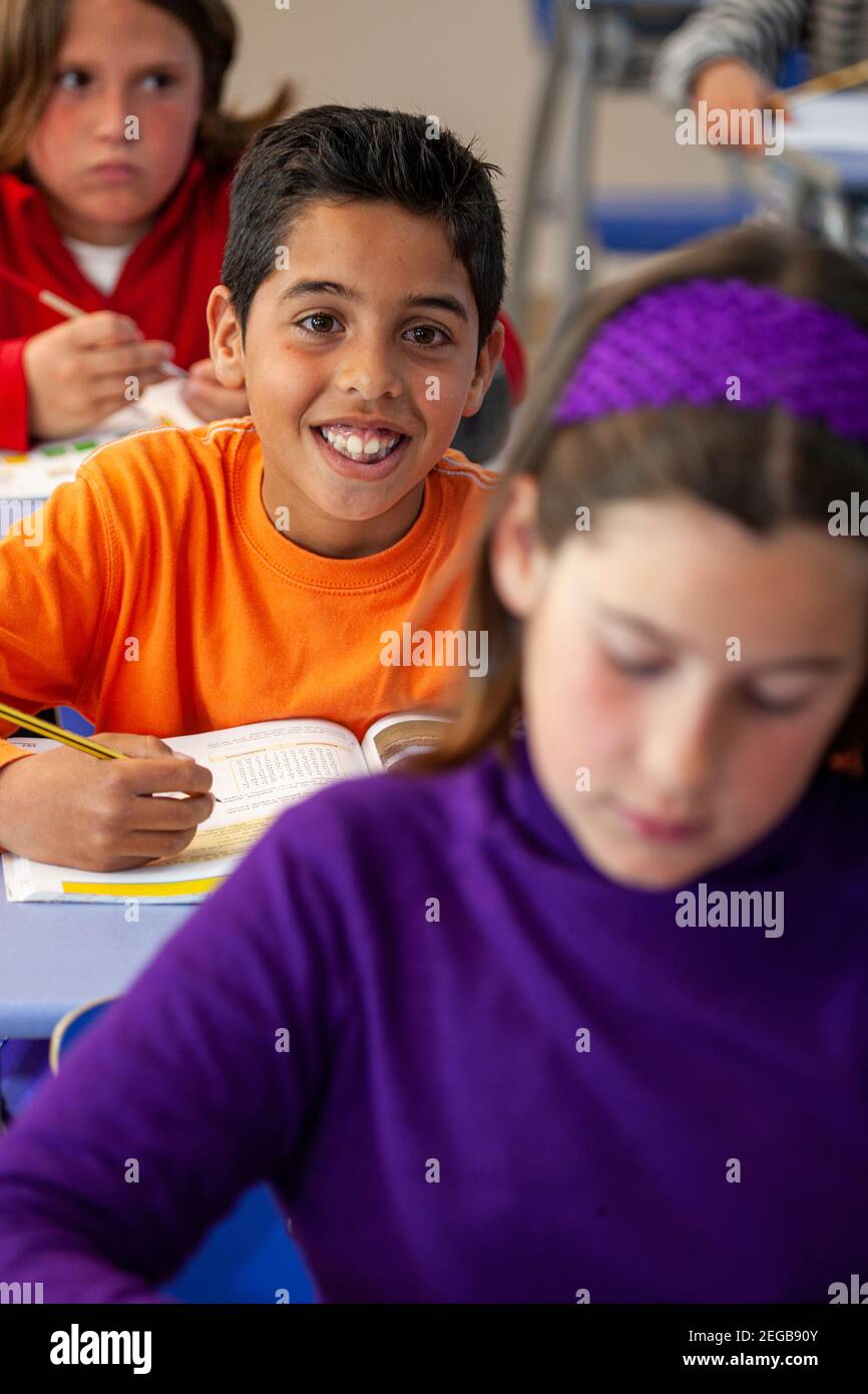 School children in a classroom Stock Photo - Alamy