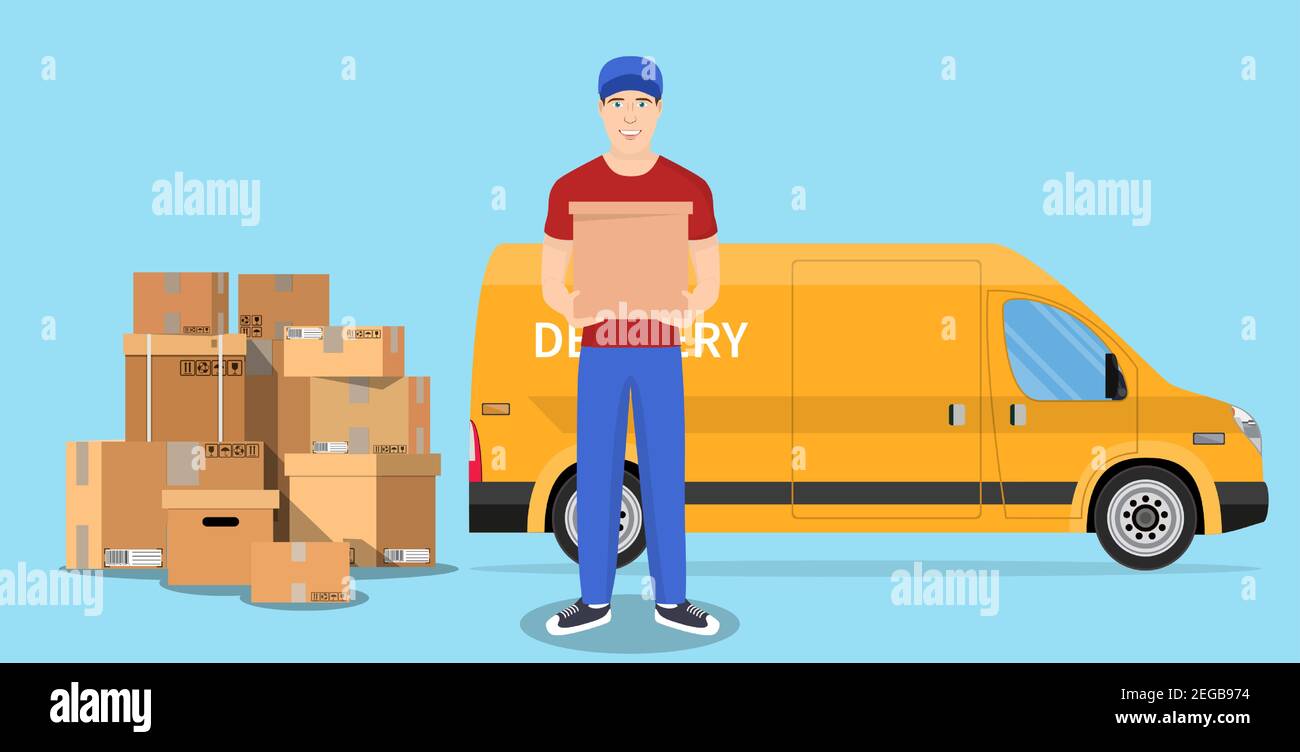 Track order delivery package Stock Vector Images - Alamy