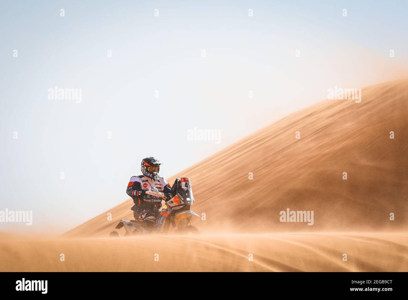 41 Yakp Zaker (chn), KTM, Wu Pu Da Hai Dao Dakar Rally Team, Moto ...