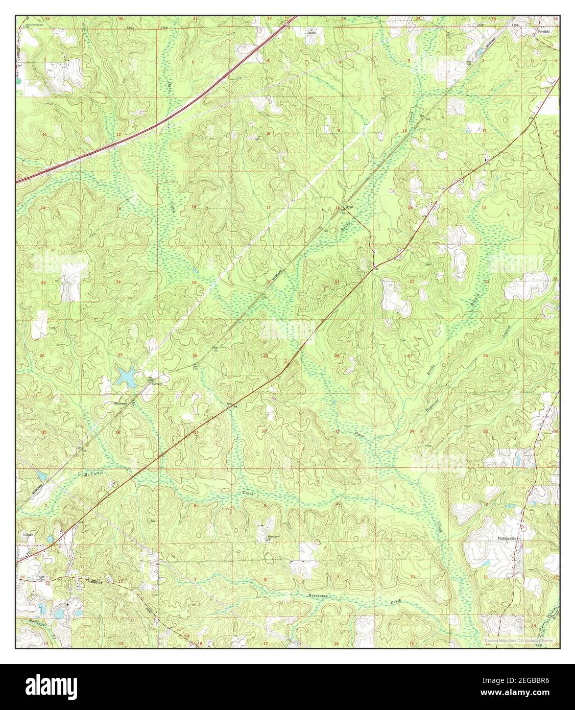 Dyas, Alabama, map 1978, 1:24000, United States of America by Timeless ...