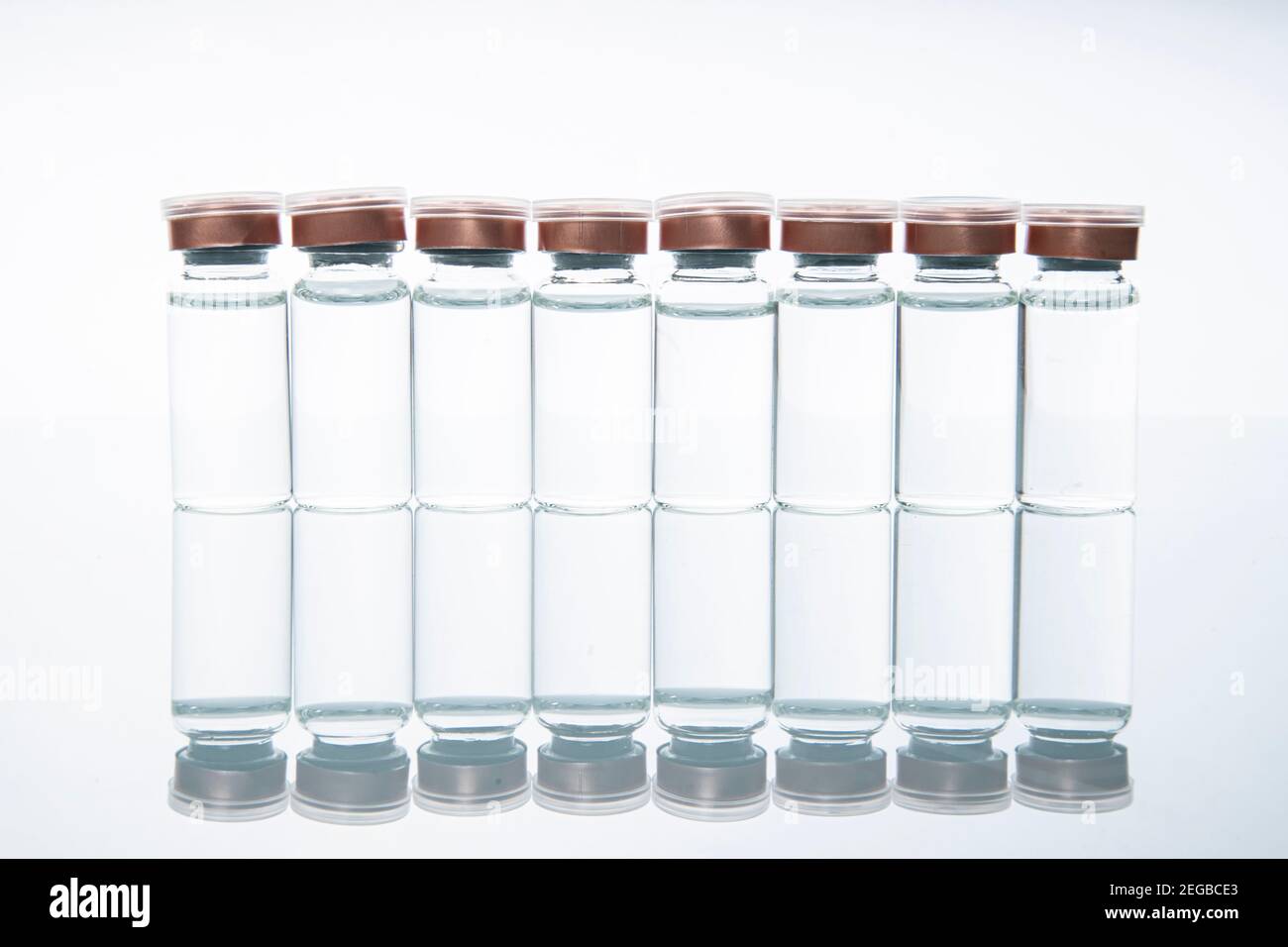 medical vials on white background Stock Photo - Alamy